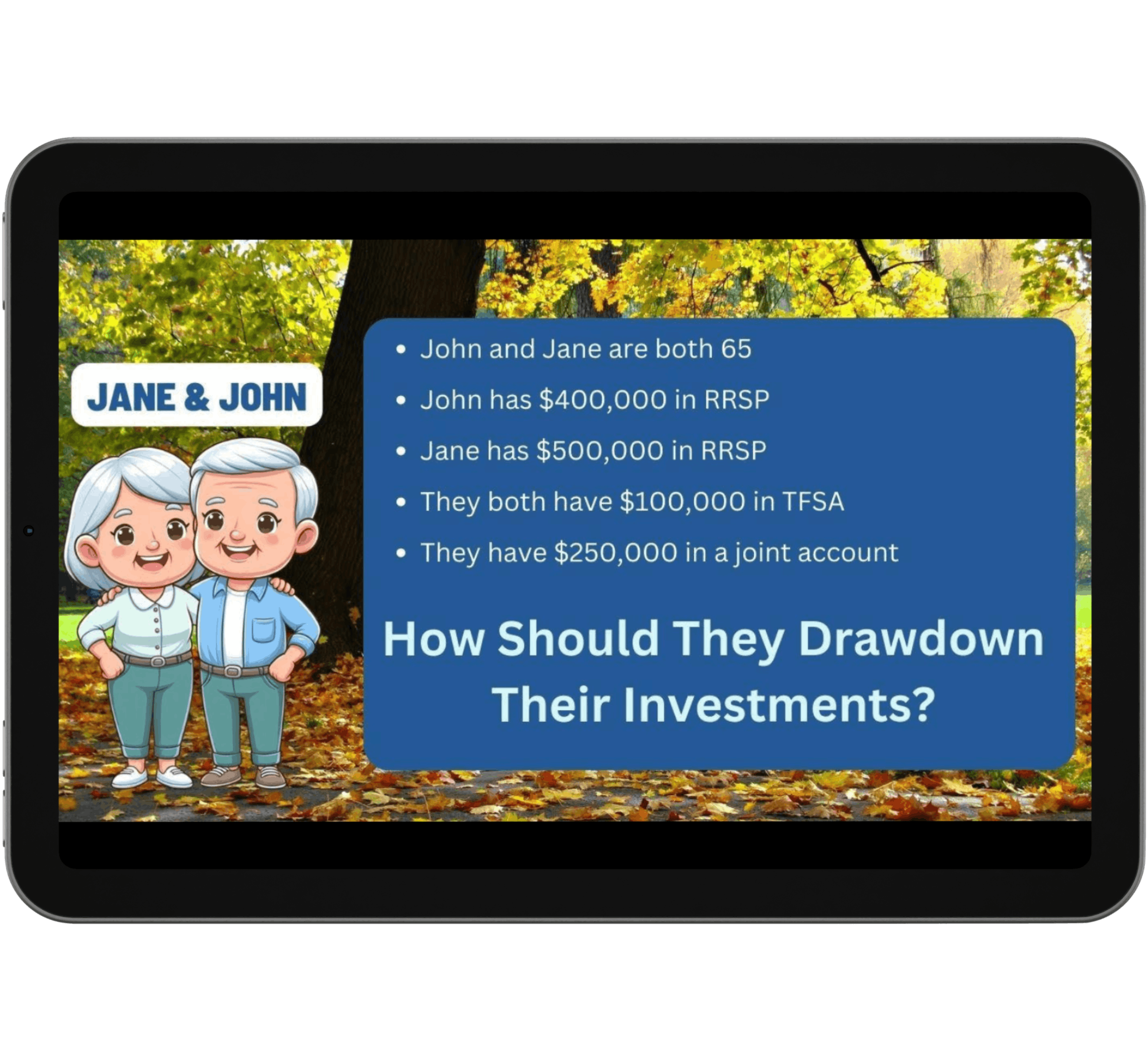 Registration Page- RRSP & RRIF Withdrawal Strategies